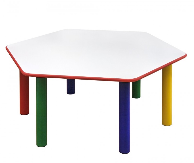 HEXAGONAL TABLE each side 65 cm - Funexperts d.o.o. - dječja igrališta ...
